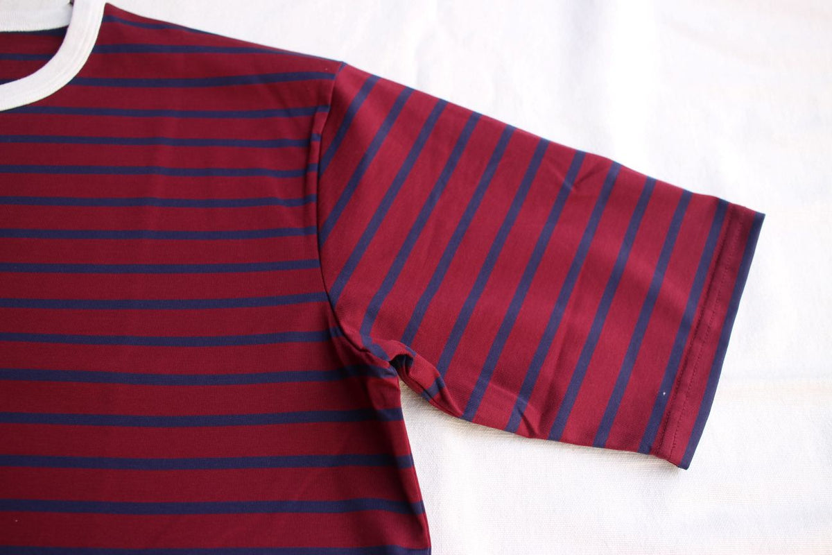 WORKERS / Border T, Short Sleeve (Trim White x Red x Navy) – McFly ...